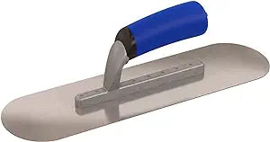 Pool Trowel - 14-in. X 4-in. - Short Shank Comfort Grip Handle